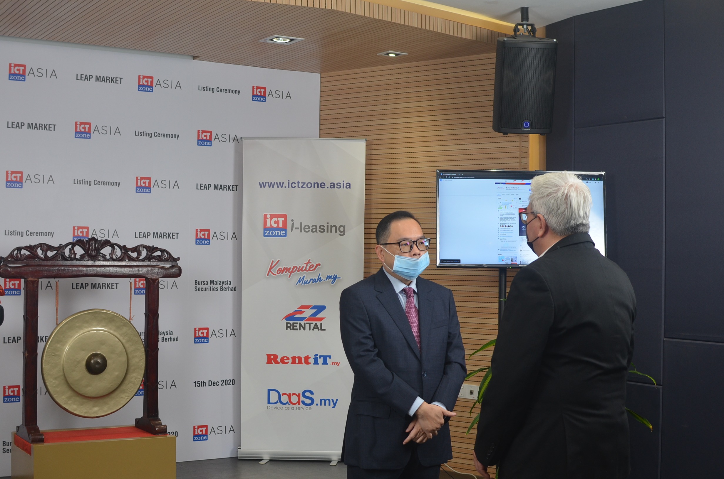 Virtual Listing Ceremony of ICT Zone Asia Berhad - ICT Zone Asia Berhad